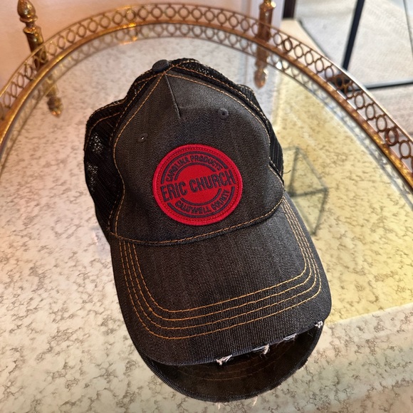 Accessories | Eric Church Distressed Trucker Hat | Poshmark
